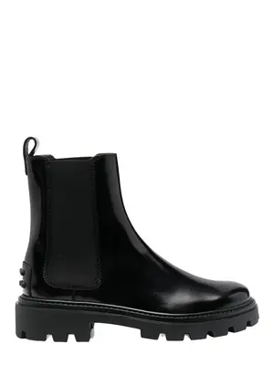 TOD'S Studded Chelsea Boots - Black