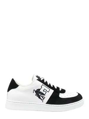 Etro Logo-print Lace-up Sneakers - Black