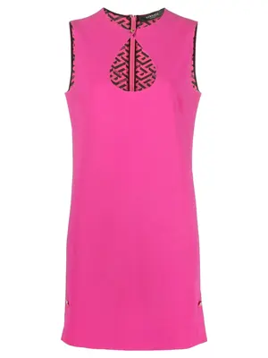Versace Cut-out Shift Dress - Pink