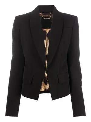 Philipp Plein Shawl Lapel Blazer - Black
