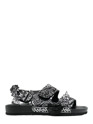 ARIZONA LOVE Bandana Sandals - Black