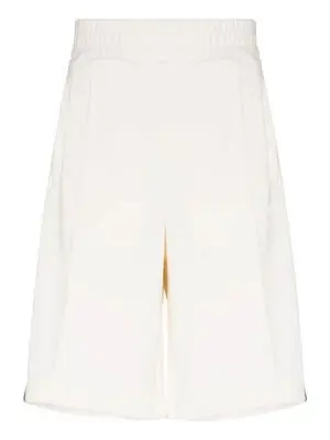 Palm Angels Logo-print Track Shorts - Neutrals