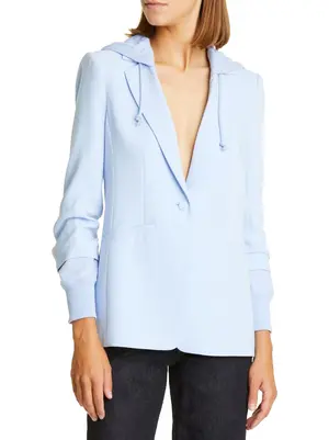 Cinq À Sept Cinq À Sept Hooded Khloe Jacket Icicle