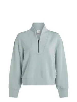 Varley Varley Davidson Partial-Zip Sweatshirt Ether Blue