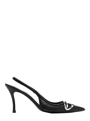 DIESEL D-venus 80mm Slingback Pumps - Black