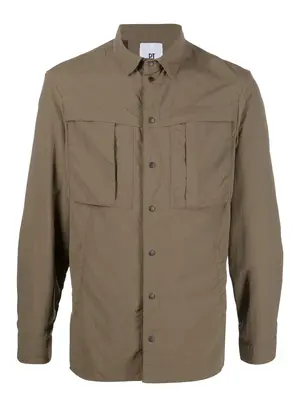 PT TORINO Long-sleeve Shirt Jacket - Green