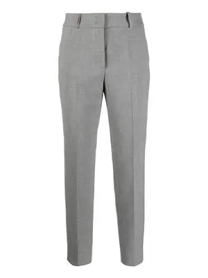 Peserico Cropped Tailored Trousers - Grey