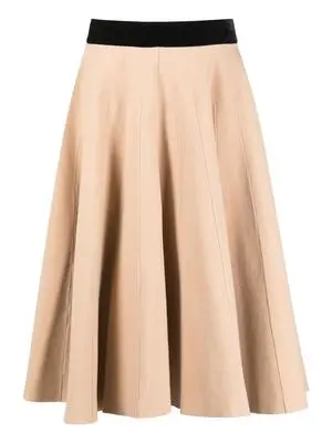 MAISON MARGIELA Maison Margiela High-Waisted Pleated Maxi Skirt