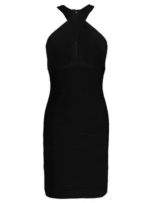 Herve Leger Bandage Mini Dress - Black