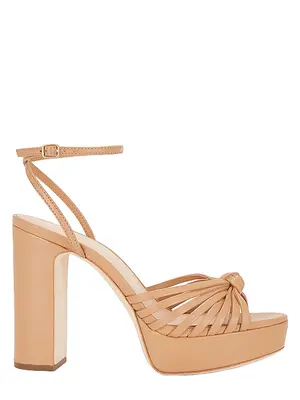 LOEFFLER RANDALL Loeffler Randall Rivka Leather Knot Platform Sandal Dune