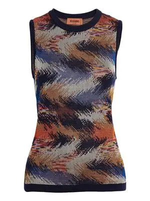MISSONI Missoni Crochet-Knit Tank