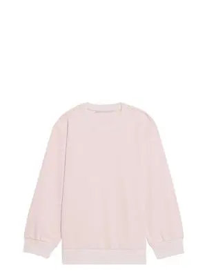 Stella McCartney Monogram-trimmed Cotton-jersey Sweatshirt - Pastel Pink