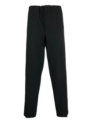 JIL SANDER Pleated Straight-leg Trousers - Black