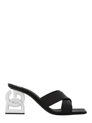 DOLCE & GABBANA Dolce & Gabbana 75mm Patent Leather Sandals
