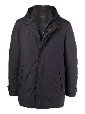MOORER Raffaello-stp Padded Coat - Blue