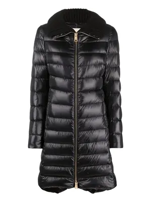 HERNO Herno Knitted-Collar Padded Coat