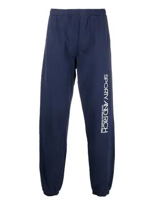 SPORTY & RICH Logo-print Track Pants - Blue