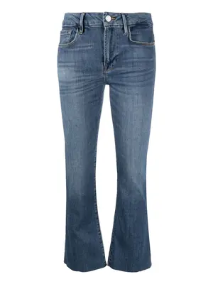 FRAME Le Crop Bootcut Jeans - Blue