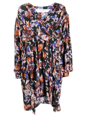 IRO PARIS Floral Print Dress - Black