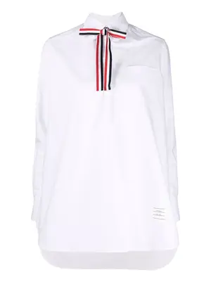 Thom Browne Bow-tie Blouson Shirt - White