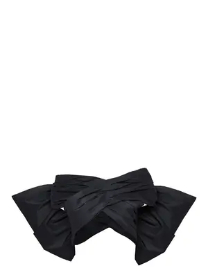 Carolina Herrera Off-shoulder Silk Top - Black
