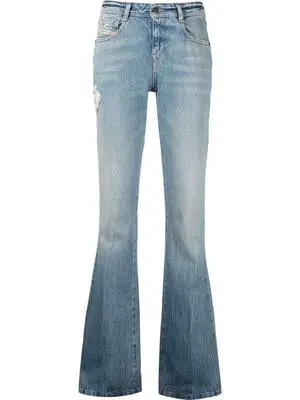 DIESEL® D-ebbey Flared Jeans - Blue