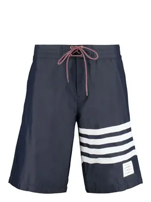 Thom Browne 4-bar Board Shorts - Blue