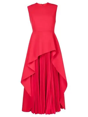 Solace London Severny Sleeveless Midi Dress - Red