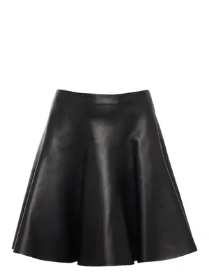 AZZEDINE ALAIA Alaïa Leather Miniskirt