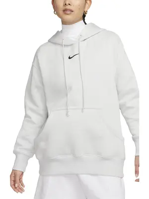 Nike Nike Sportswear Phoenix Oversize Fleece Hoodie Photon Dust/ Black