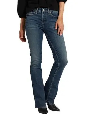 SILVER JEANS CO. Suki Mid Rise Bootcut Jeans - Indigo