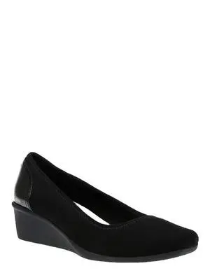 Anne Klein Wedge Pump - Black Multi Fb