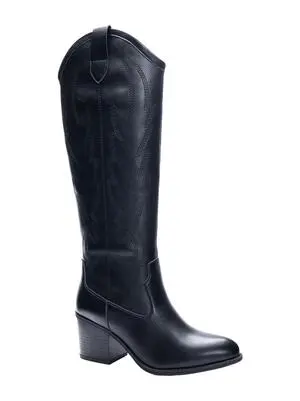 Chinese Laundry Dirty Laundry Upwind Western Boots Black