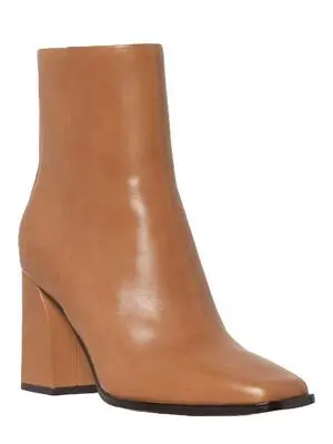 Paige Farah Leather Bootie - Cognac