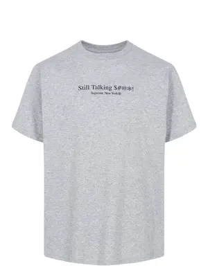 Supreme Still Talking Crew-neck T-shirt - Grey