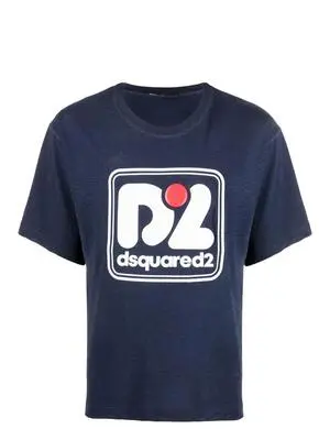 Dsquared2 Logo-print T-shirt - Blue