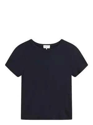 Rag & Bone City Cozy Stretch-modal T-shirt - Black