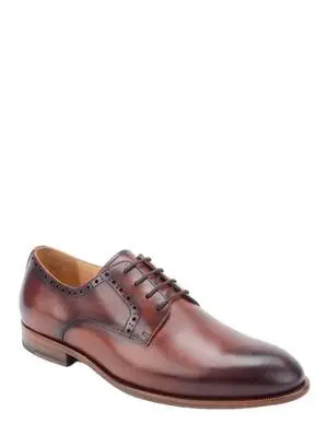 WARFIELD & GRAND Keller Plain Toe Derby - Chestnut