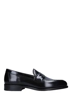 LOAKE Imperial Strap Leather Loafers