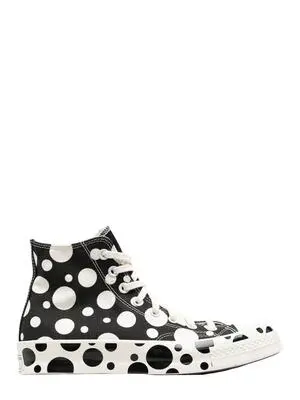 CONVERSE Polka-dot Print Chuck Taylor Sneakers - Black