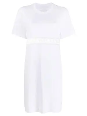 GIVENCHY Logo Embroidered Shift Dress