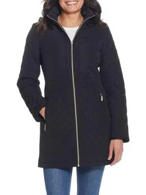 Gallery Quilted Jacket - Black
