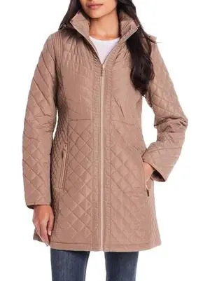 Gallery Quilted Jacket - Mushroom Old