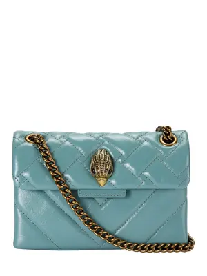 Kurt Geiger Kurt Geiger London Mini Kensington Quilted Crossbody Bag Medium Blue