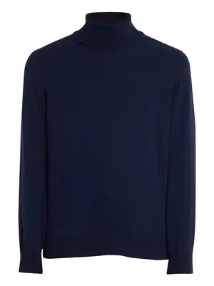 Brunello Cucinelli Brunello Cucinelli Cashmere Turtleneck Sweater Navy