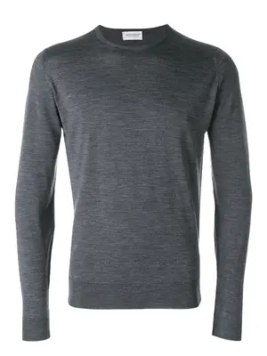 John Smedley Crew Neck Jumper - Grey