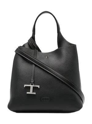 TOD'S Leather Tote - Black