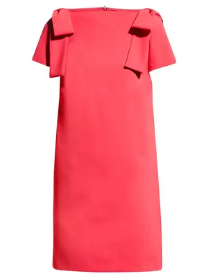 Carolina Herrera Carolina Herrera Bow Detail Shift Dress Poppy