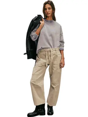 FREE PEOPLE We The Free Moxie Barrel Jeans