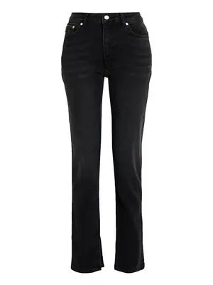 GANNI High-rise Straight-leg Jeans - Black